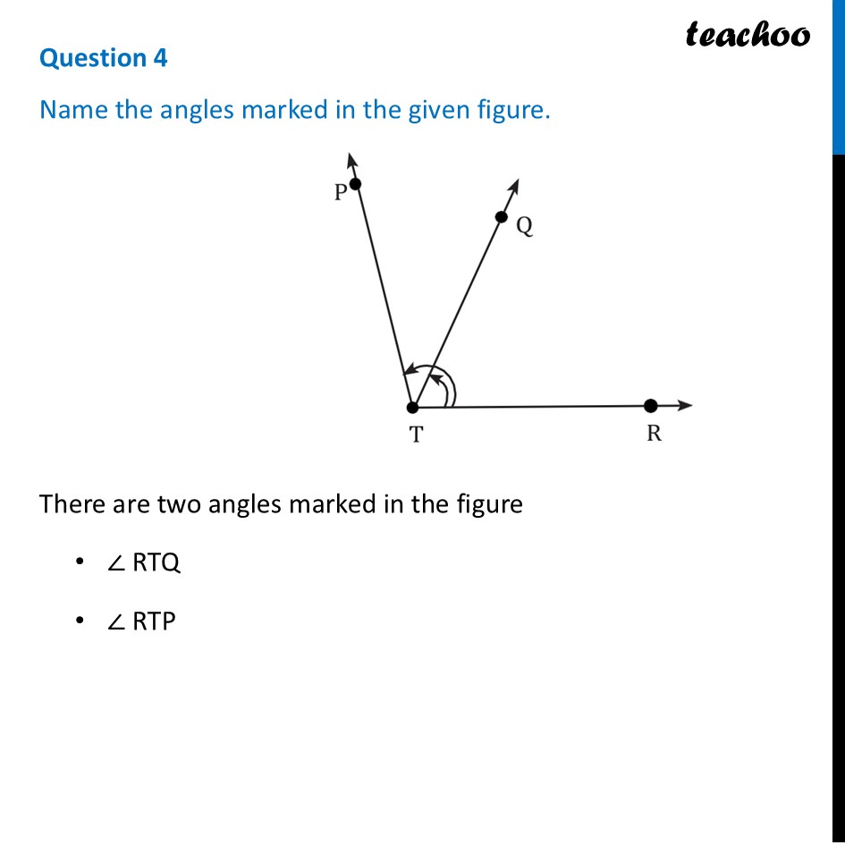 [Ganita Prakash Class 6] Name the angles marked in the given figure