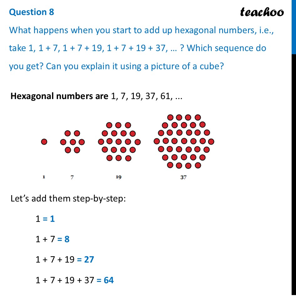 [Class 6] What happens when you start to add up hexagonal numbers