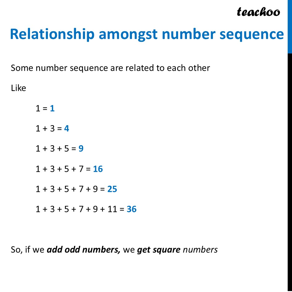 [Class 6] Relationship amongst number sequence - Chapter 1 Ganit Praka
